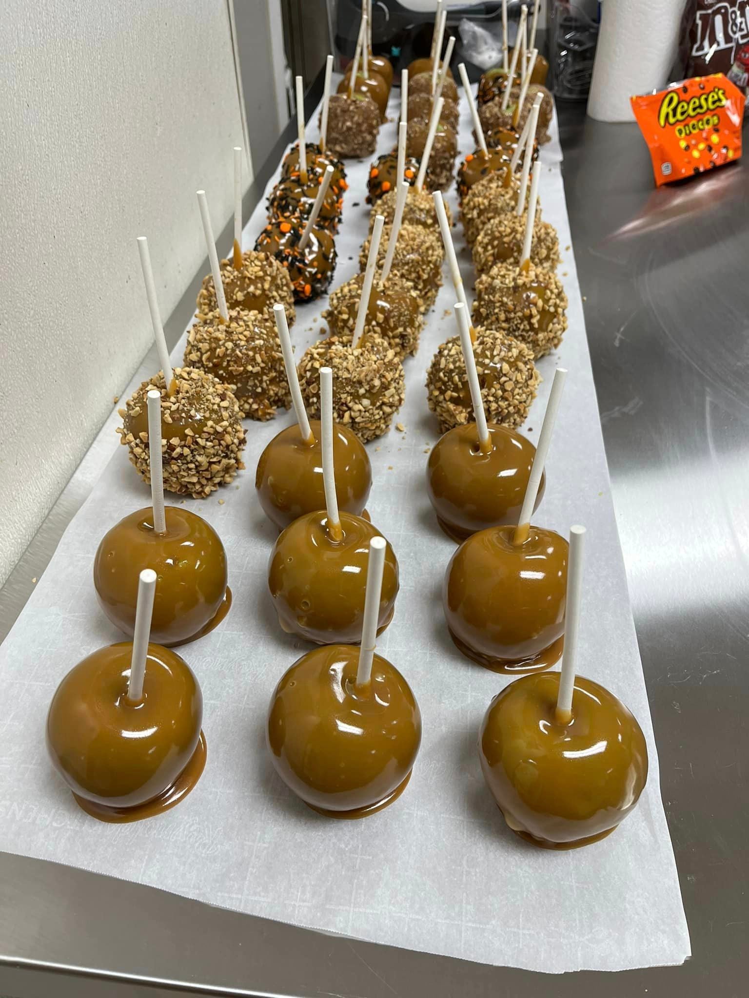 Plain Caramel Apple or Toppings | PK&K Sweet Creations